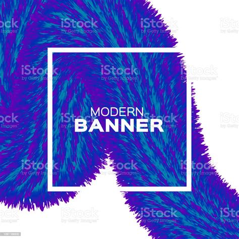 극단적인 액체 파 확대입니다 포스터입니다 사각 프레임으로 현미경 블루 머리 털 모양 박테리아 텍스트에 대 한 공간입니다 화이트에