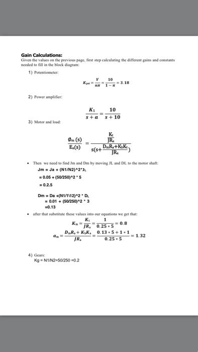 Solved PID Controller Design Introduction This Is A Chegg
