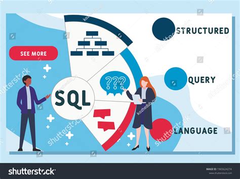 Vector Website Design Template Sql Structured Stock Vector Royalty Free 1965624274 Shutterstock