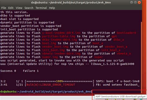Download Android Images Using Uuu In Vmware Environment Fails Nxp