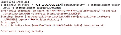 Splashactivity Does Not Exist · Issue 236 · Crazycodeboyreact Native