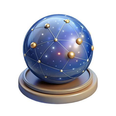 3d Global Network Sphere Illustration 56766799 Png