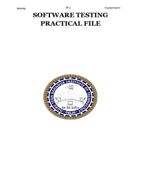Software Testing Anurag Pdf Triangle Software