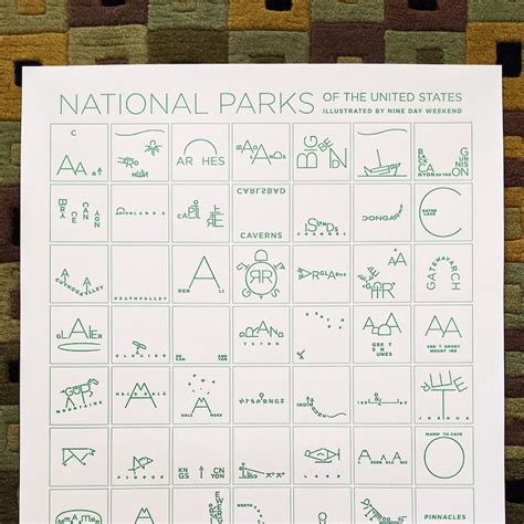 National Park Symbol Etsy