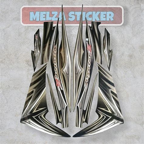 Jual Stiker Striping Motor Jupiter Z Robot 2011 Hitam Sticker Lis Body Standar Shopee Indonesia