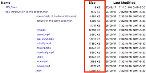 Firefox Directory Listing File Size In Megabyte Super User
