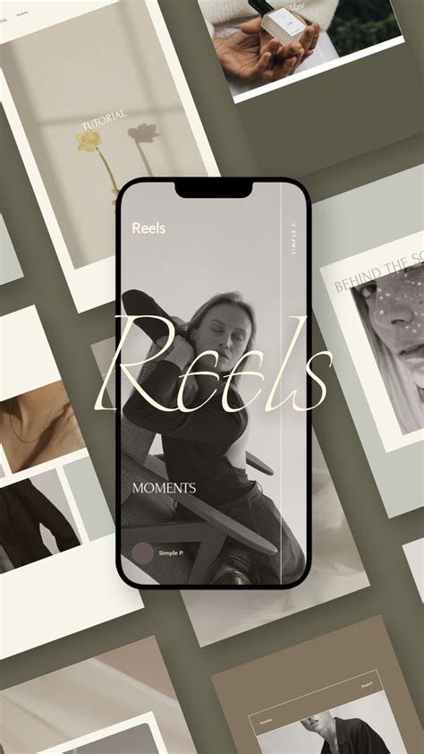 Muse 인스타그램 캔바 템플릿 Simple P 인스타그램 템플릿 카드 레이아웃