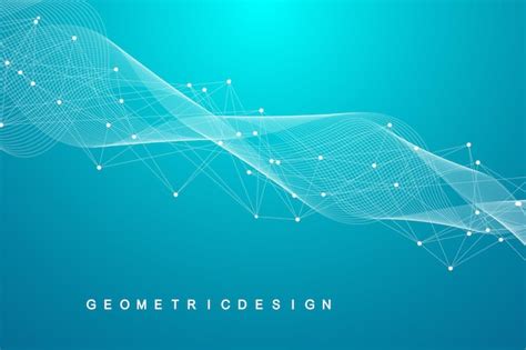 Premium Vector Abstract Digital Network Connection Structure On Blue Background