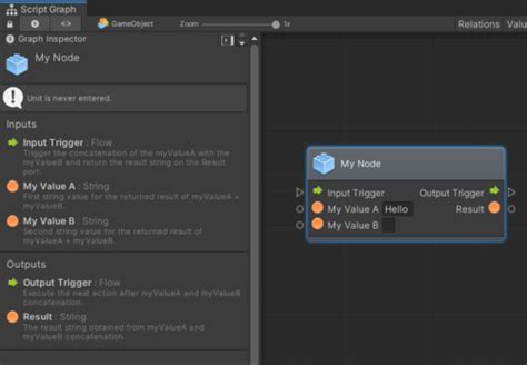 Creating A Visual Script Graph Unit Visual Scripting 161