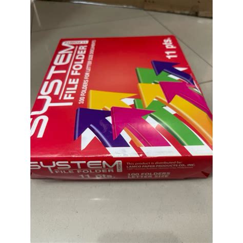 System File Folder White Available In 11pts And 14pts Short A4 Long Shopee Philippines