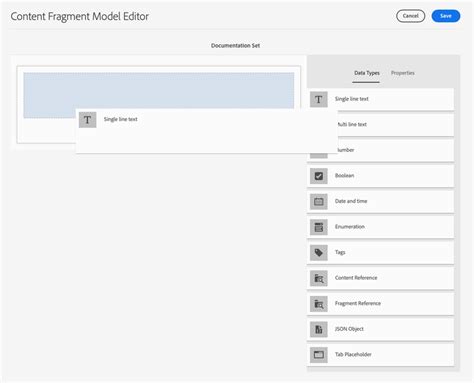 Content Fragment Models Adobe Experience Manager