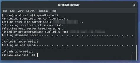 How To Check Internet Speed With The Command Line In Linux