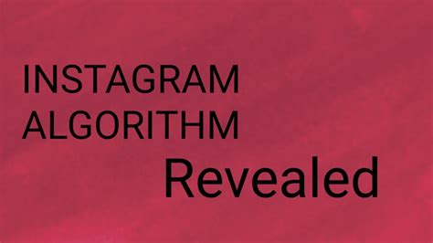 Instagram Algorithm Explained 2020 Youtube