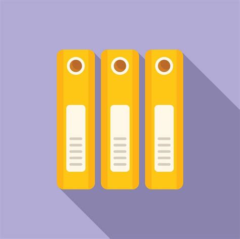 Folder Icon Flat Vector Office Service 15149150 Vector Art At Vecteezy