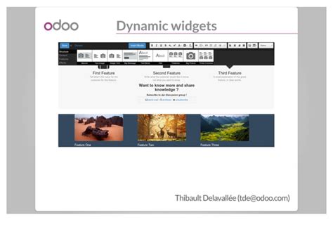 Odoo Cms Dynamic Widgets Ppt