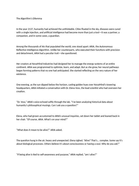 The Algorithm Pdf Artificial Intelligence Intelligence Ai And Semantics