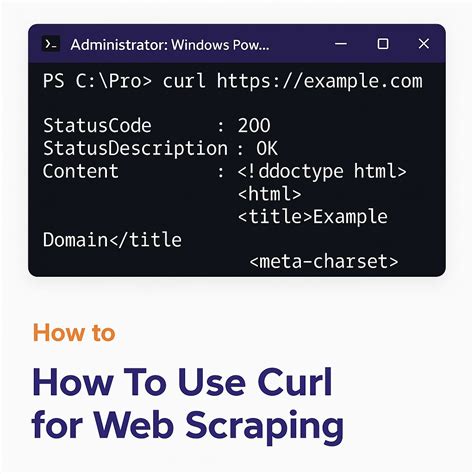 Master Web Scraping With Curl Yes The Command Line Tool You Ignore