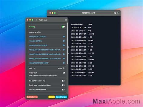Simple Web Server Mac Pc Créez Des Serveurs En Local Gratuit Maxiapple