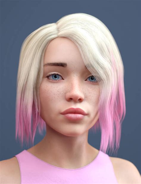 Genesis 8 女性的 Gemma 和 Gemma 头发 Gemma And Gemma Hair For Genesis 8 Female Genesis 8 Female