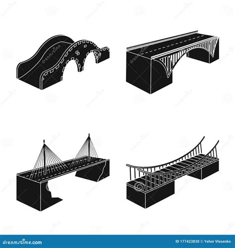 Isolated Object Of Construct And Side Logo Set Of Construct And