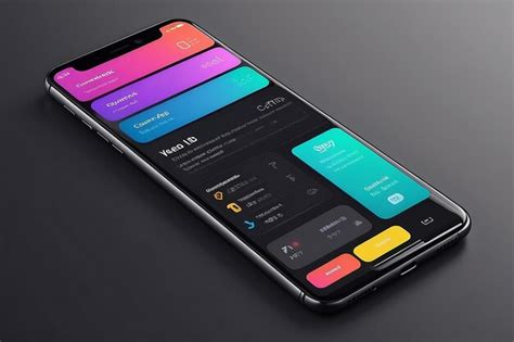 Premium Photo Sleek Smartphone App Interface