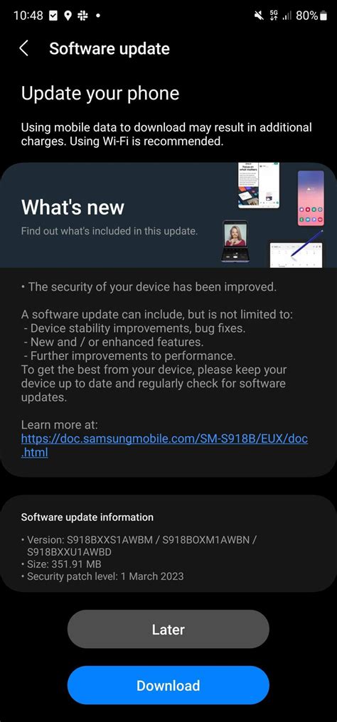 Galaxy S23 Is Samsungs First Phone To Get March 2023 Security Update Sammobile