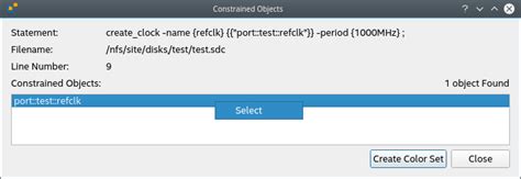 2633 Inspecting Sdc On Rtl Constraints