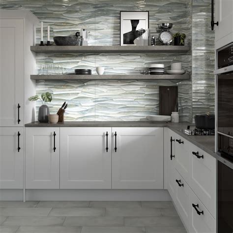 Emser Kudos View Indigo 17 In X 47 In Glossy Ceramic Wall Tile 15 501