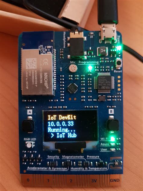 How To Reset Mxchip Azure Iot Devkit To Stop The Programming Led Flashing Stack Overflow