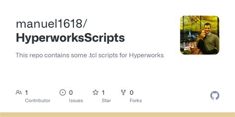 Github Manuel1618hyperworksscripts This Repo Contains Some Tcl