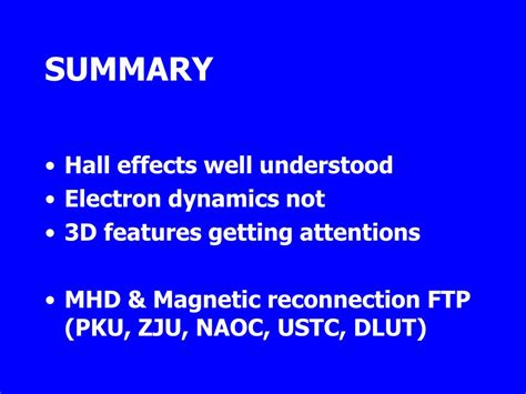 Ppt Magnetic Reconnection — Questions And Challenges Powerpoint