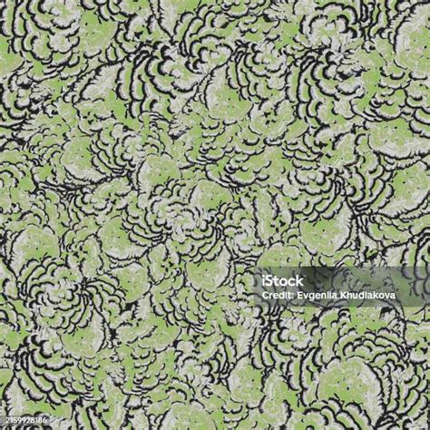 추상적인 질감 나무 버섯 완벽한 패턴 바이오 구조의 양식화된 매크로 사진 화려한 페인트 붓 스트로크 배경입니다 패브릭용 그런지 프린트 0명에 대한 스톡 벡터 아트 및 기타