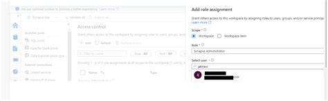 Failed To List Resources Error When Adding A New User To Azure Synapse Analytics Workspace