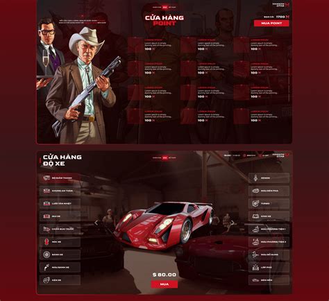 GTA ROLEPLAY UI Design PVP Behance