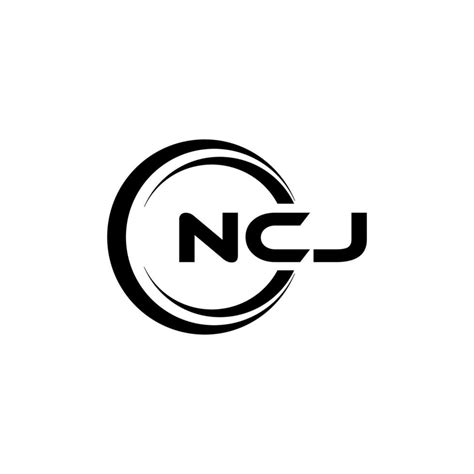 Ncj Logo Diseño Inspiración Para Un único Identidad Moderno Elegancia