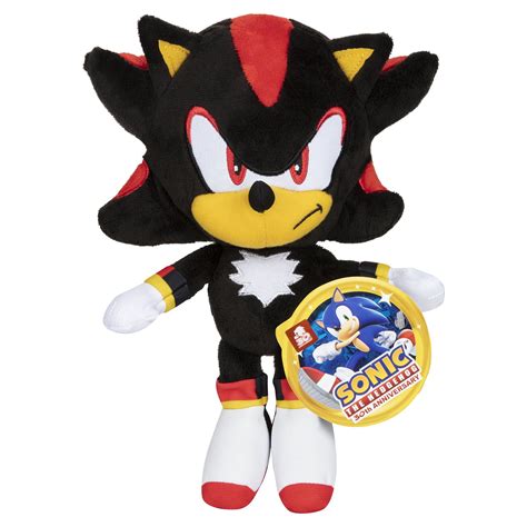 Sonic The Hedgehog Shadow 9 Inch Character Plush Toy Figure And Friends