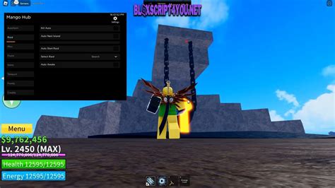 Mango Hub Blox Fruits Script L Auto Farm Auto Raid Auto Fruit Auto Item Youtube