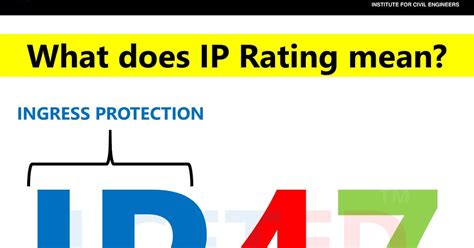 WHAT DOES IP RATING MEAN AND HOW DO YOU READ IT Lceted LCETED INSTITUTE FOR CIVIL ENGINEERS