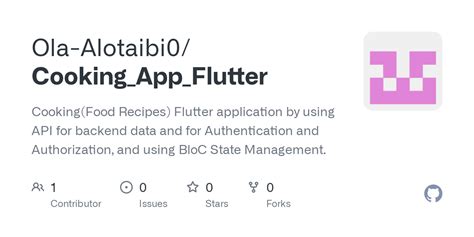 Github Ola Alotaibi0cookingappflutter Cookingfood Recipes Flutter Application By Using