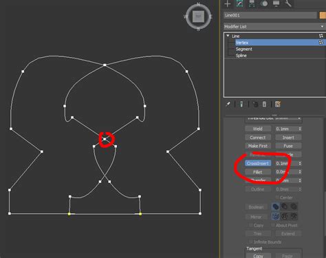 Solved How To Add Vertex To Splines Segments Intersection Autodesk Community