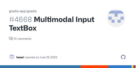Multimodal Input Textbox · Issue 4668 · Gradio Appgradio · Github