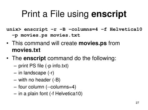 Ppt Introduction To Unix Ca263 Unixlinux Utilities Powerpoint Presentation Id1152455