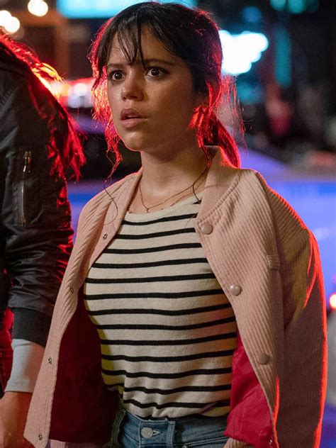 Scream 6 2023 Jenna Ortega Pink Bomber Jacket Jacket Hub