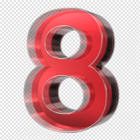 Premium Psd Number Class 3d Rnedering