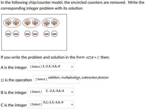 Need Help With These Questions In The Following Chipcounter Model The Encircled Counters Are