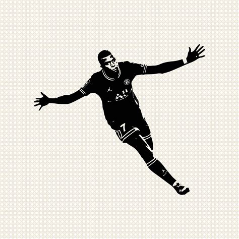 Buy Kylian Mbappe Svg Mbappe Shirts Mbappe Silhouette Mbappe Online In