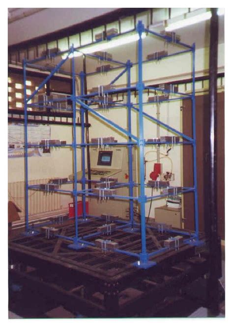 The Steel Model Of The Previous Shaking Table Tests Download