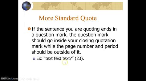 Where Do Quotation Marks Go When Citing