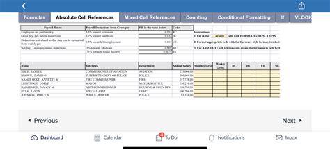 Formulas Absolute Cell References Mixed Cell