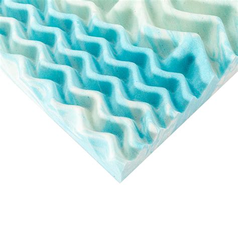 Bestier 3 Inch 5 Zone Memory Foam Mattress Topper Gel Infused Foam